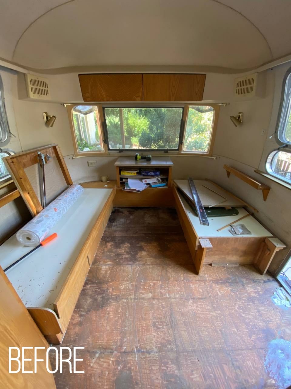 Vintage Trailer Remodel - RV Repair by Custom way in California