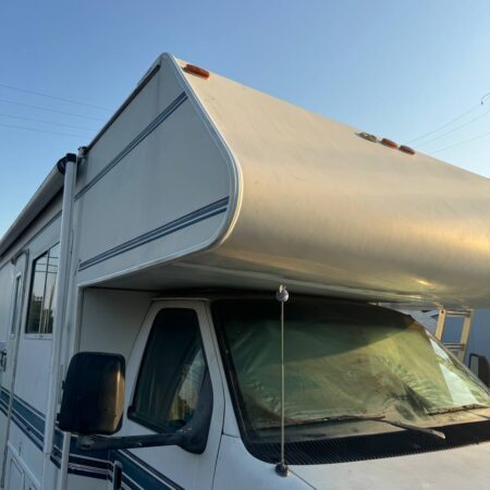 RV roof recoating and resealing - RV Repair by Custom way in California
