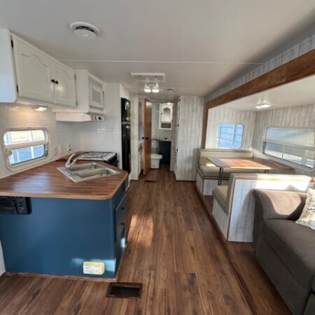 Small Travel Trailer Interior Ideas - RV Repair by Custom way in California