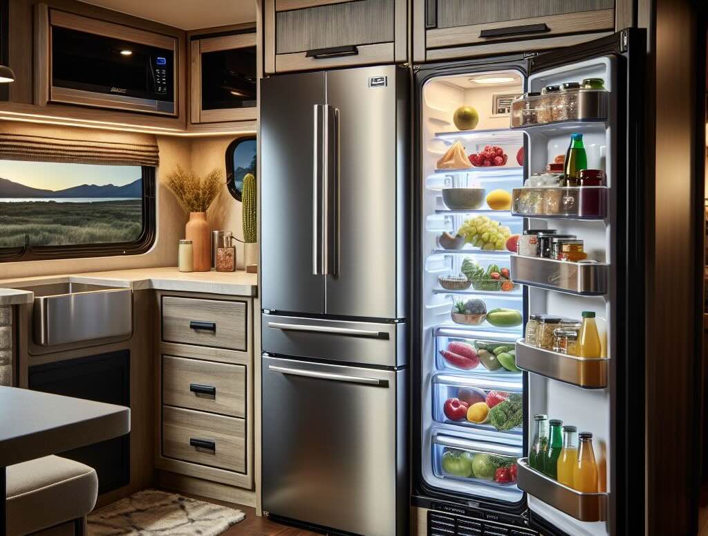 How many watts is an rv refrigerator?