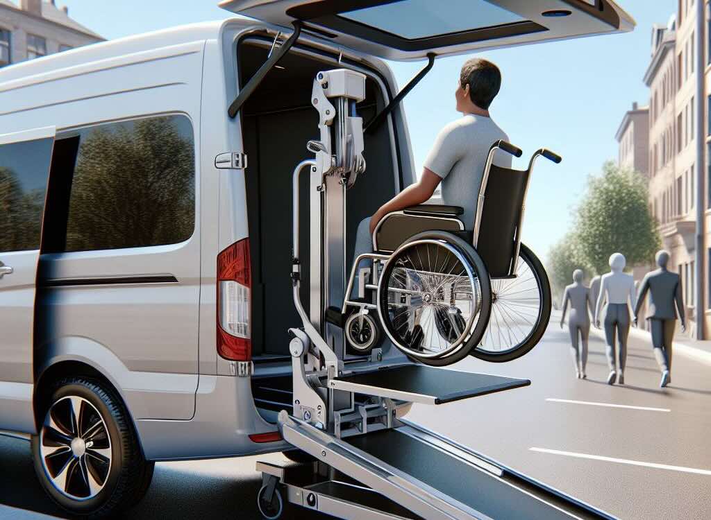 Install wheelchair lift in van - RV Repair by Custom way in California