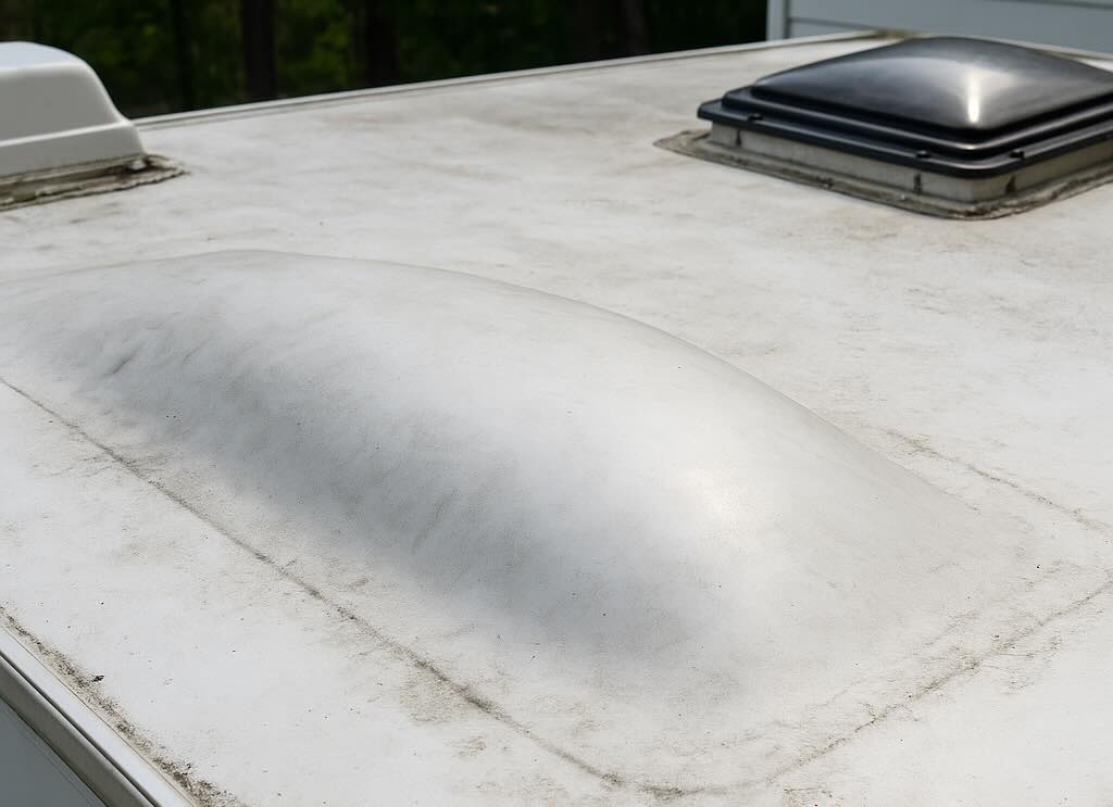 RV Roof Bubble - RV Repair by Custom way in California